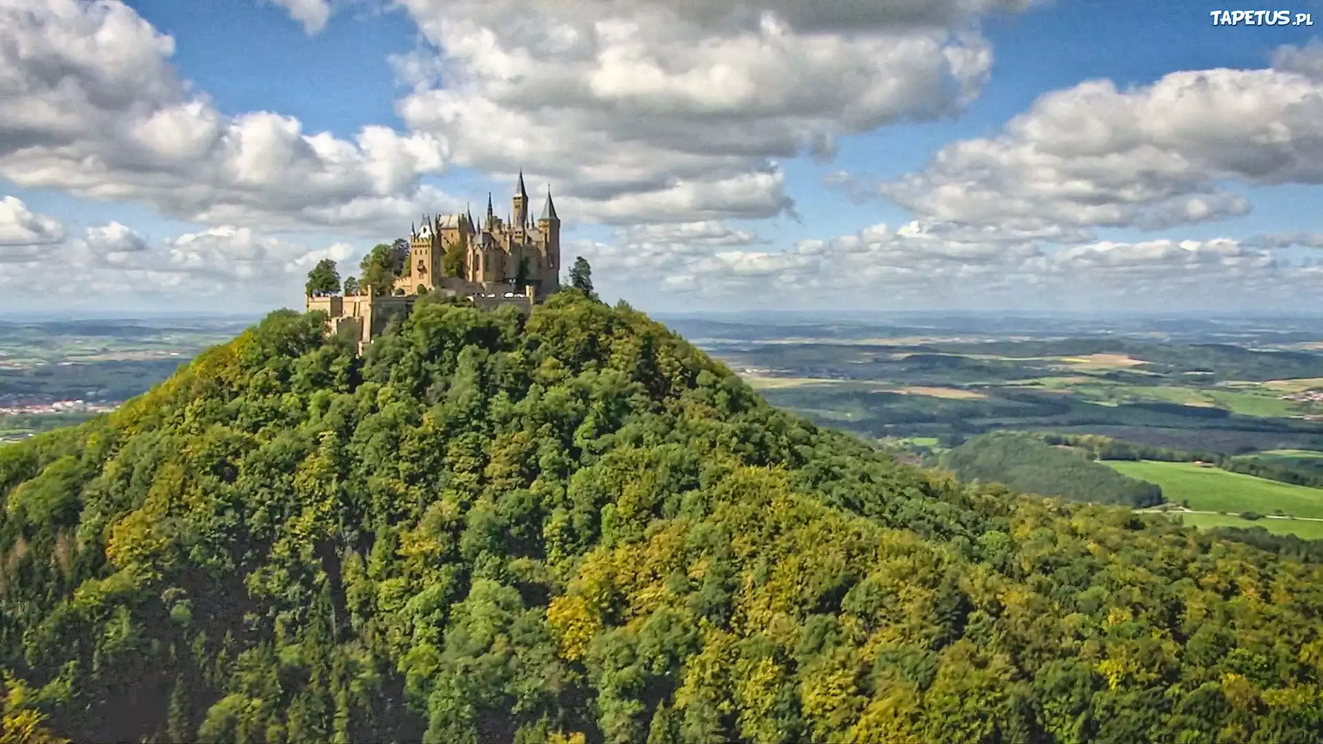Zamek, Burg Hohenzollern, Niemcy Zamek, Burg Hohenzollern, Niemcy