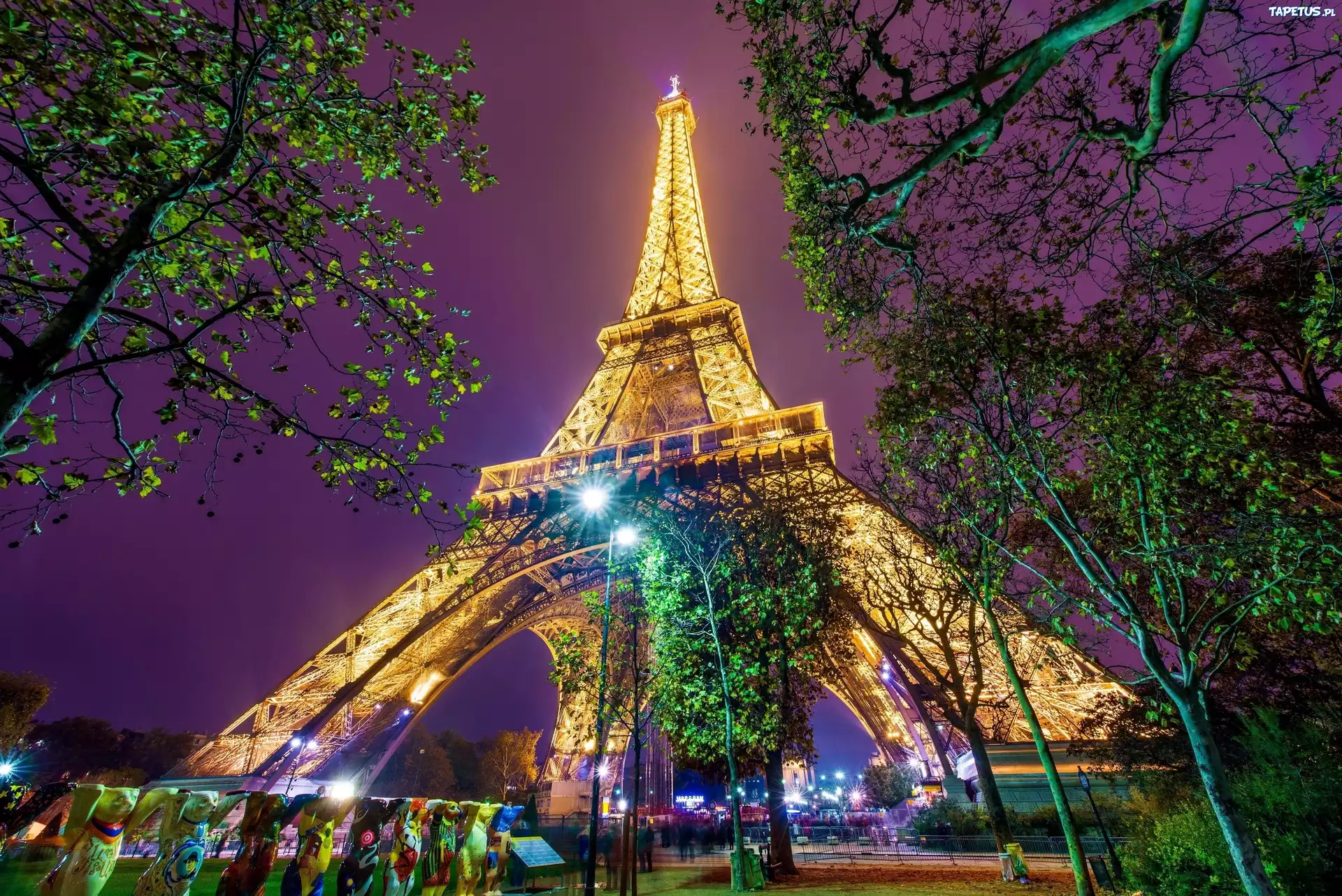 Wie a Eiffla Pary Francja